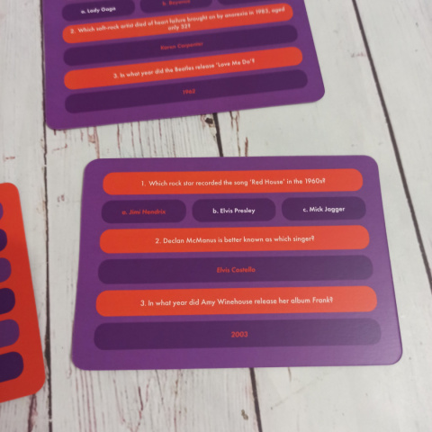 POPMASTER CARD GAME - quiz z muzyki pop > Edu Pszczółka